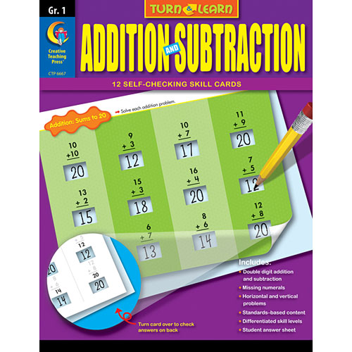 Turn Learn: Addition and Subtraction, Gr. 1 – School Crossing