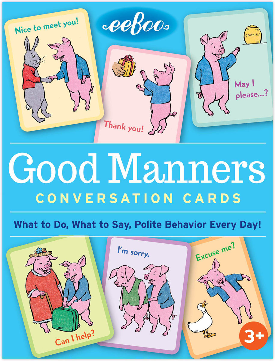 Good Manners Conversation Cards – School Crossing