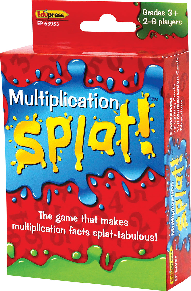 Splat™ Game: Multiplication – School Crossing