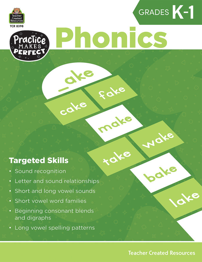 Practice Makes Perfect: Phonics Grade K-1 – School Crossing