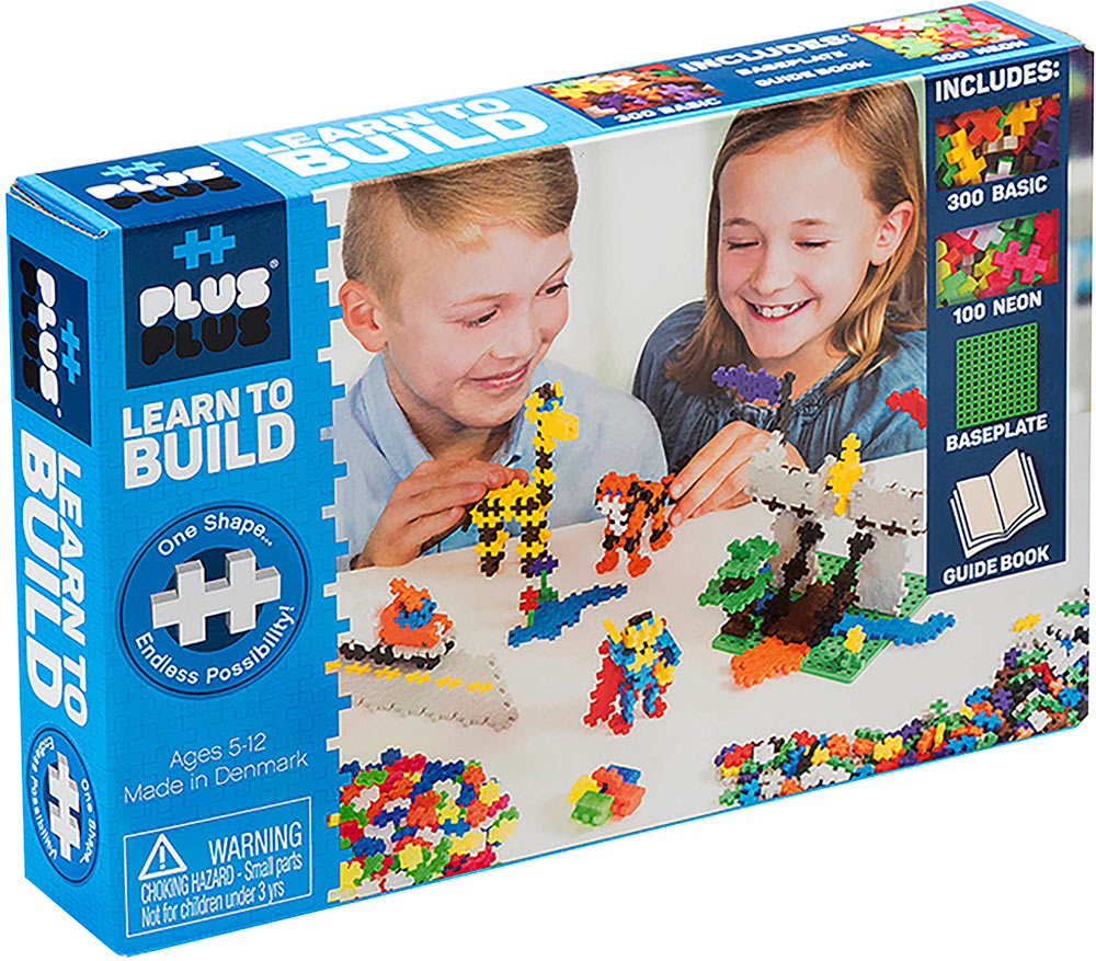 Plus-Plus Basic Learn To Build 400 pc Set – School Crossing