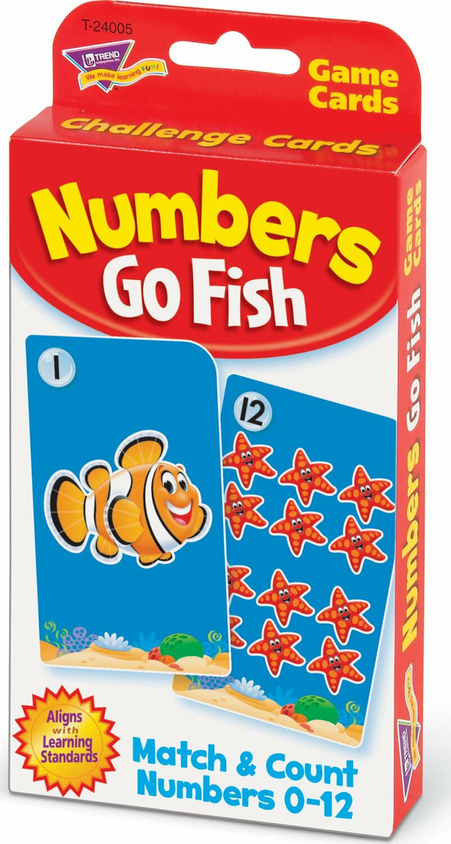 Numbers Go Fish Challenge Cards – School Crossing