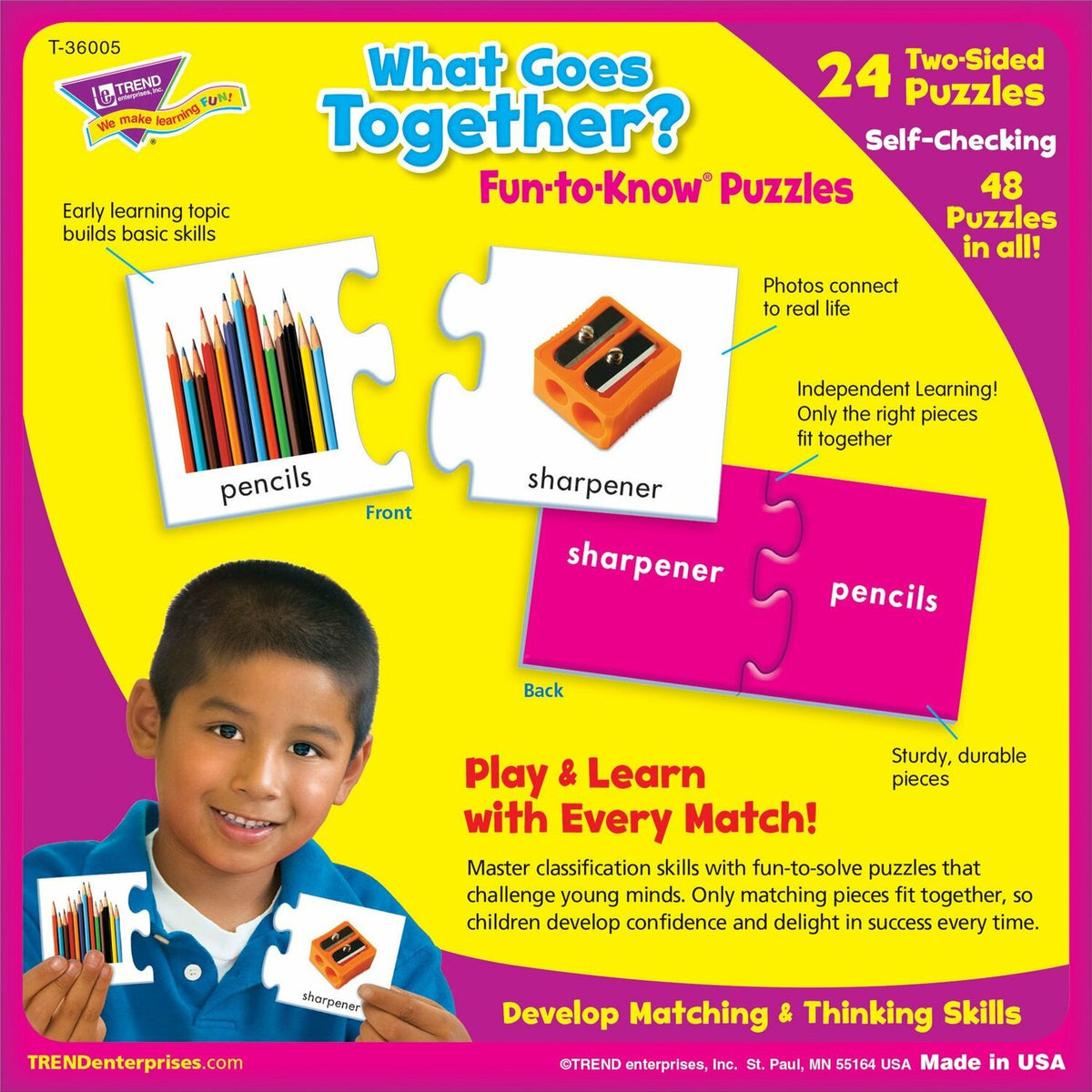 What Goes Together? Fun-to-Know Puzzles – School Crossing