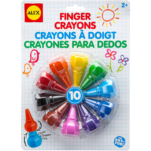 ALEX Toys Artist Studio 10 Finger Crayons – School Crossing