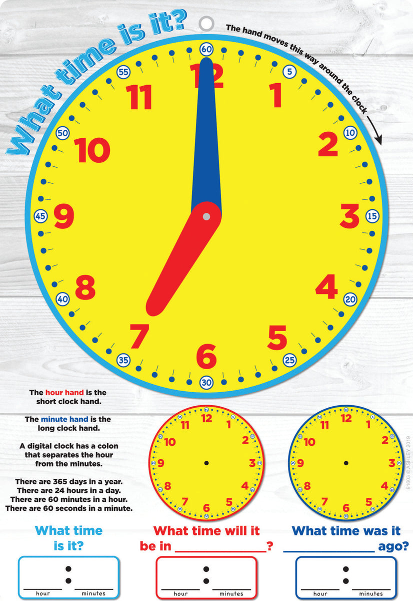 Smart Poly Basic Clock Smart Wheel With Grommett 13"X19" – School Crossing
