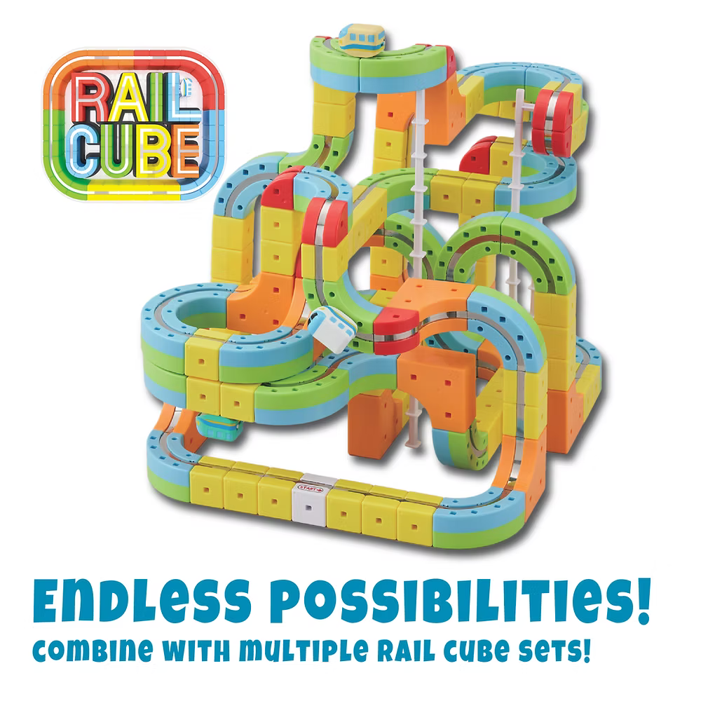Rail Cube - Magnetic Monorail Deluxe Set – School Crossing