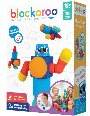 Blockaroo Magnetic Foam Blocks - Small Robot – School Crossing