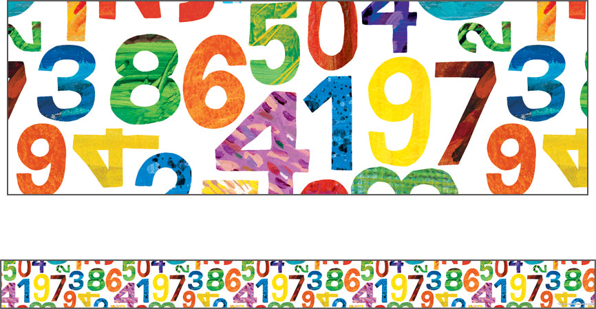 World Of Eric Carle Numbers Straight Borders – School Crossing