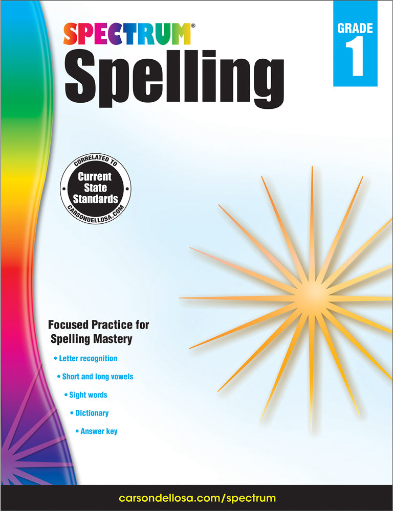 Spectrum Spelling (1) Book – School Crossing