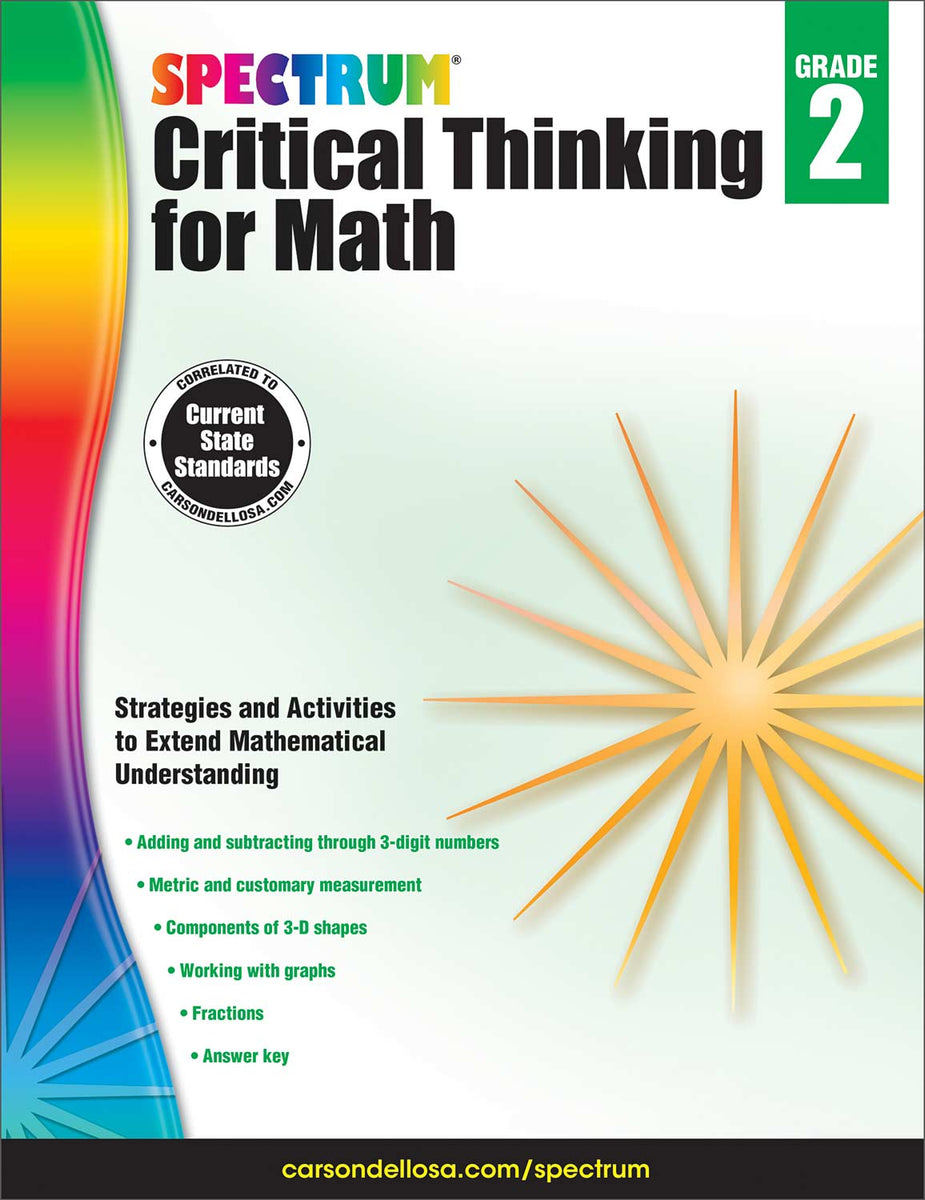 Spectrum Critical Thinking For Math, Grade 2 – School Crossing