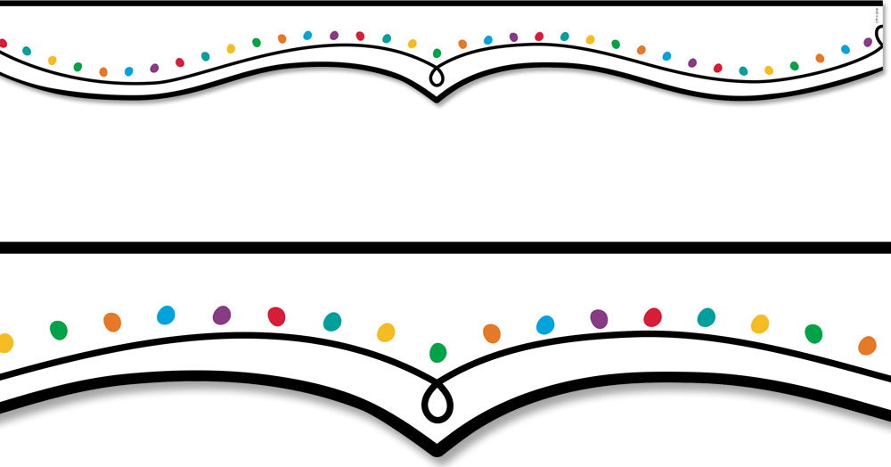 Color Dotted Swirl Border (Core Decor, EZ Border) – School Crossing