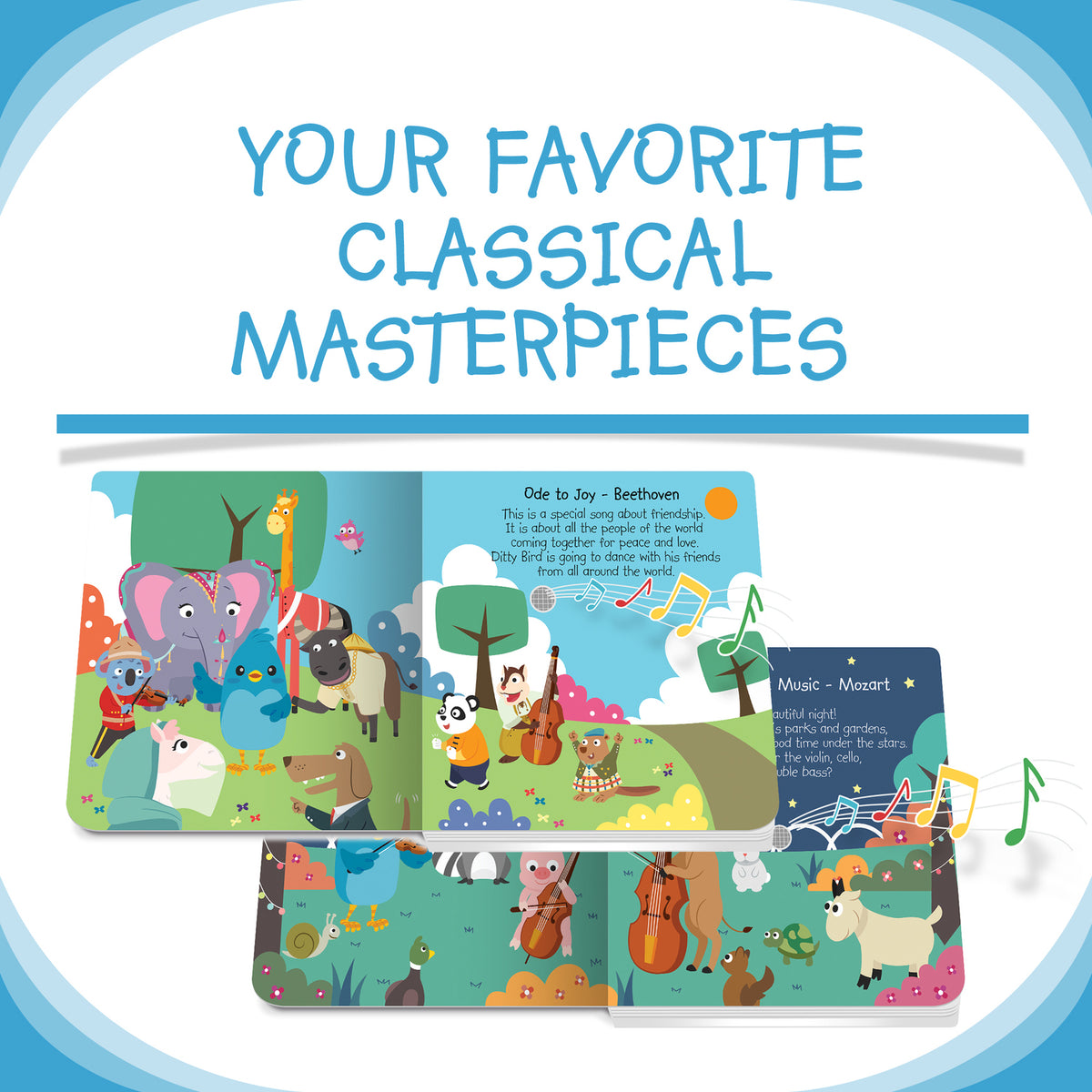 Ditty Bird Baby Sound Book: Classical Music – School Crossing