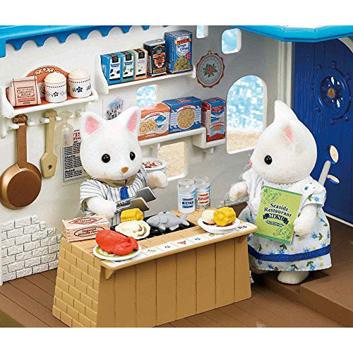 Calico Critters Seaside Restaurant Play Set – School Crossing