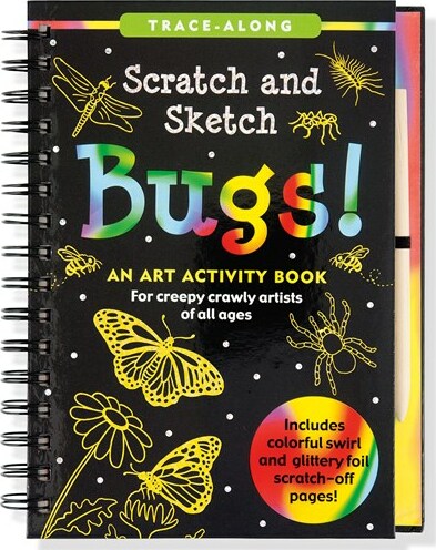 Scratch & Sketch Bugs (Trace-Along): An Art Activity Book – School Crossing