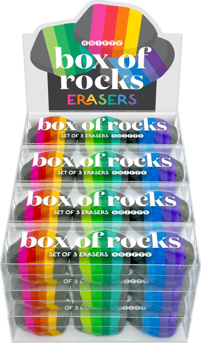 Box of Rocks Erasers – School Crossing