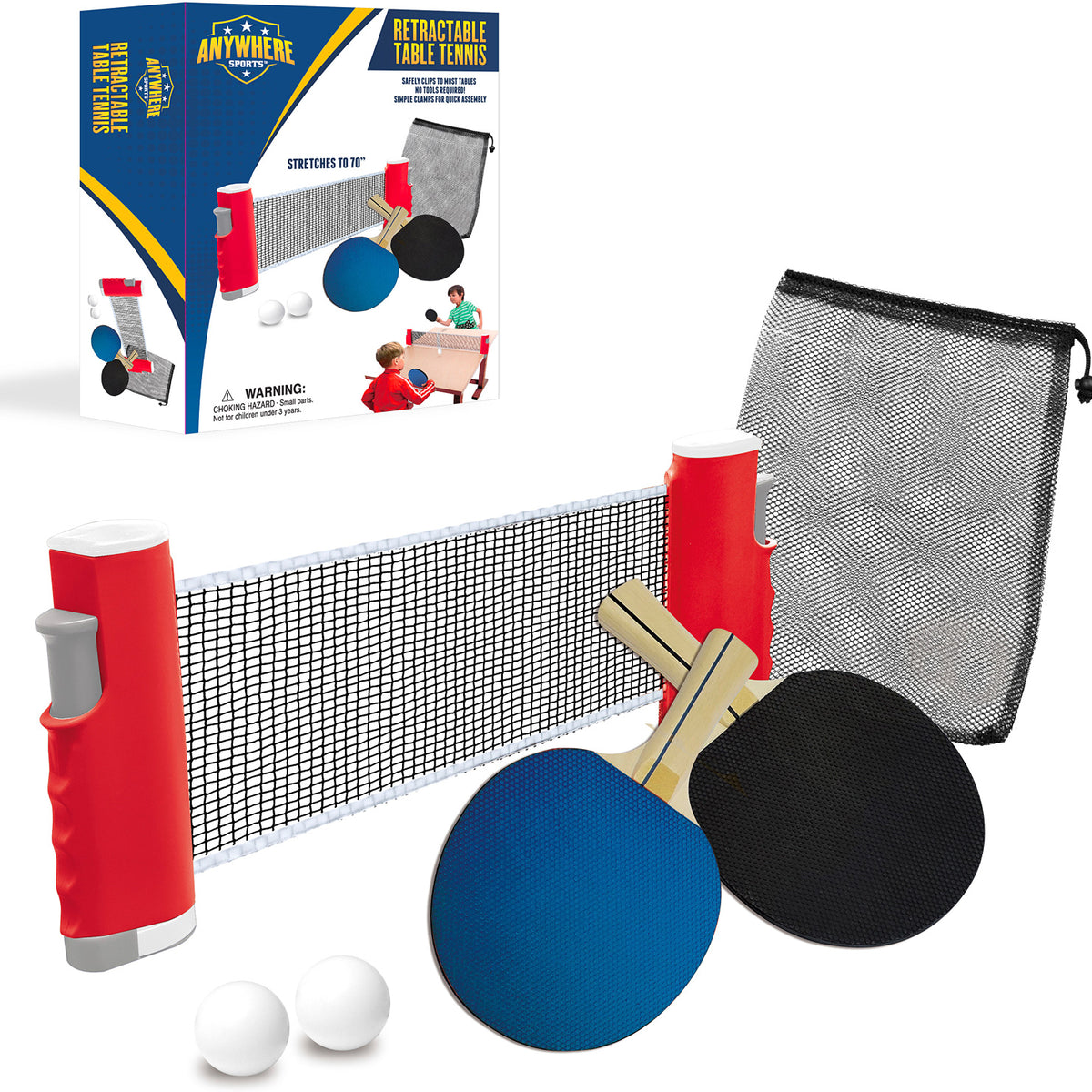 Retractable Table Tennis Set – School Crossing