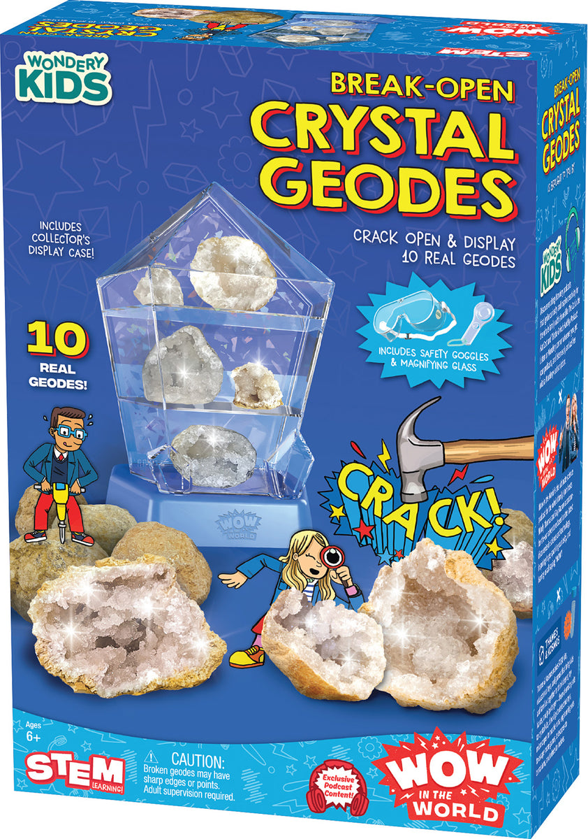 Wow in the World: Break-Open Crystal Geodes – School Crossing