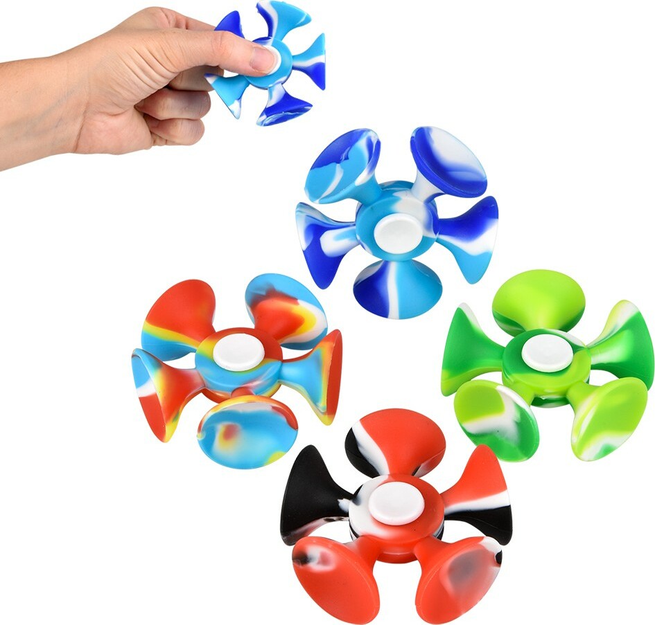 3" Suction Cup Fidget Spinner (assortment - sold individually) – School ...